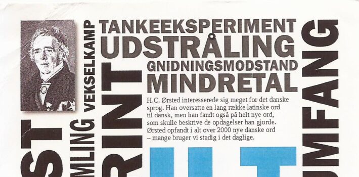 Ørsteds bidrag til det danske sprog | snu.dk